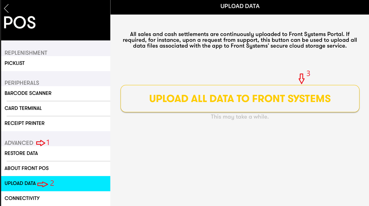 How to upload POS data – Front Systems